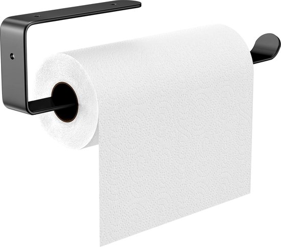 rolhouder van aluminiumlegering, mat, houder voor alle muren, boren met ...