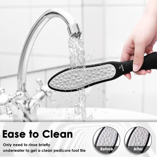 Eeltvijl, eeltschaaf, upgrade 3-in-1 design, grof/fijn/mini-eeltrasp ...