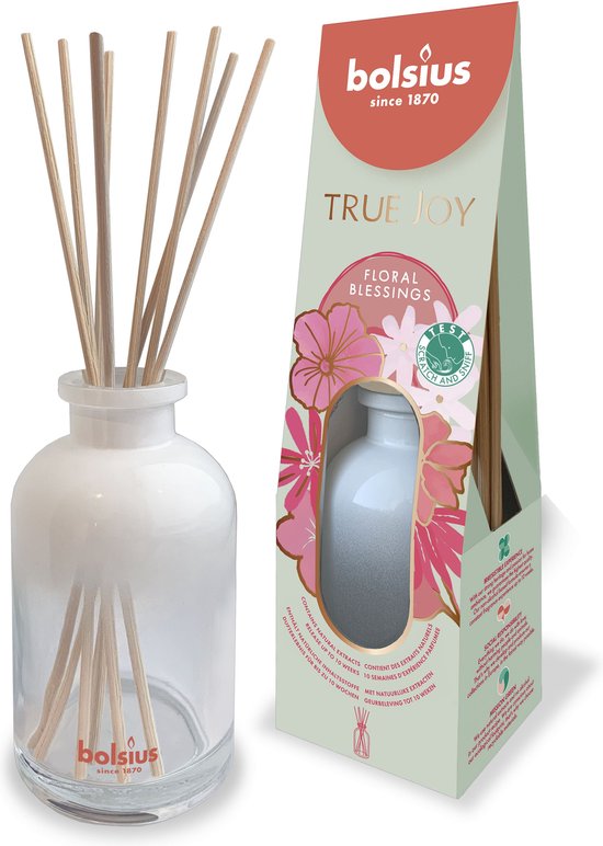 Bolsius Geurstokjes True Joy Floral Blessings 80 ml | bol