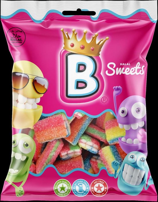 B-Sweet Box Regenboog 18x100g | bol