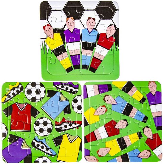 Voetbal Puzzel 24 STUKS - Puzzels - Legpuzzels - STEM - Educatief | bol