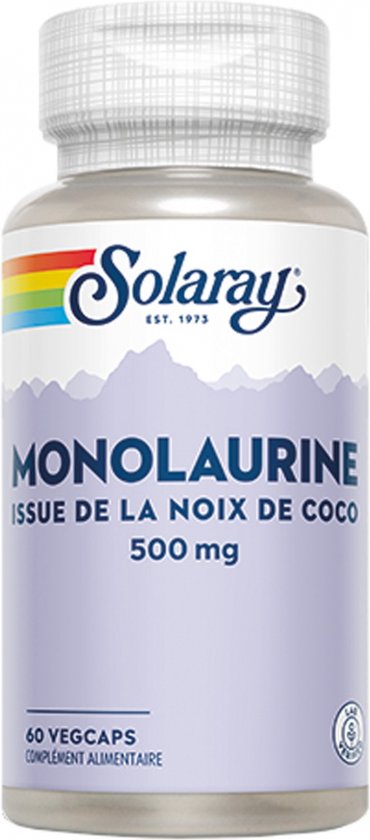 Solaray Monolaurine 500 mg 60 Plantaardige Capsules | bol