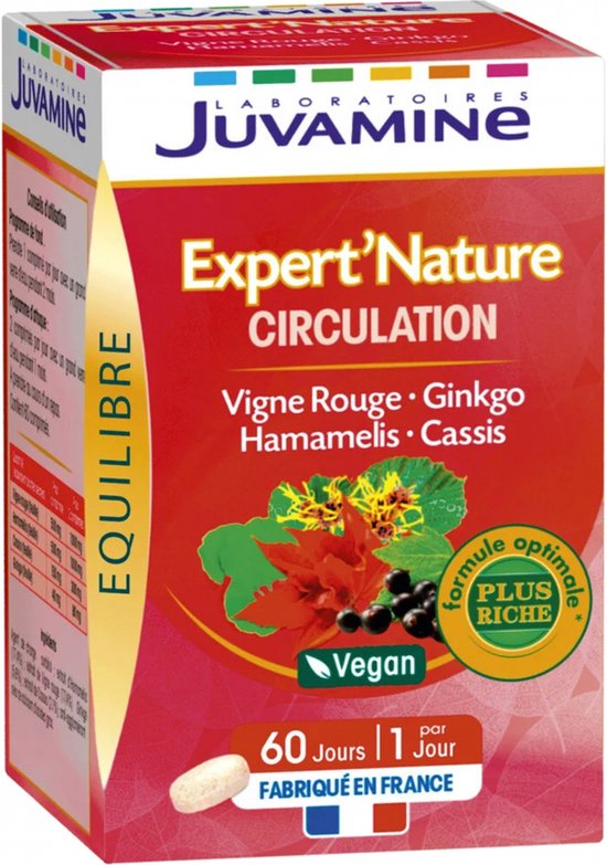 Juvamine Expert'Nature Circulation 60 Tabletten | bol