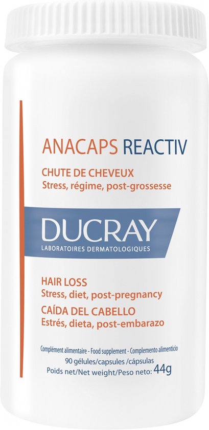 Ducray Anacaps Reactiv Food Supplement 90 Capsules | bol