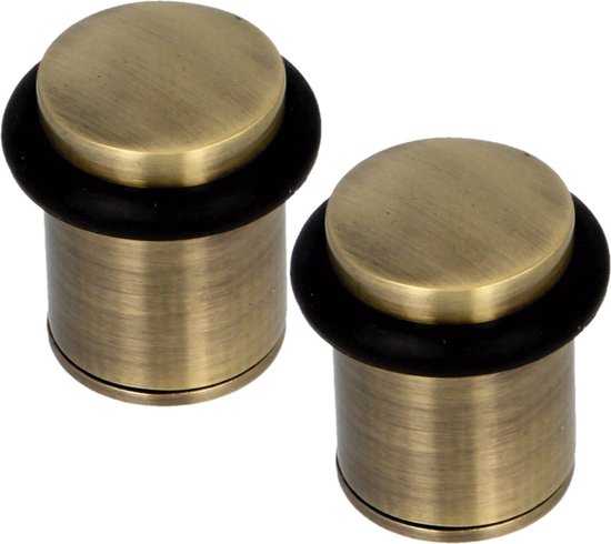 AMIG Deurstopper/deurbuffer - 2x - D32mm - inclusief schroeven ...