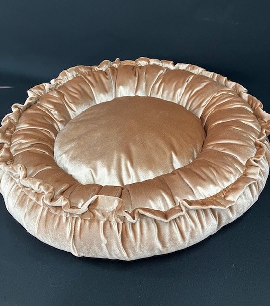 Lovely & Easy - hondenmandje Lilly - Goudkleurig - luxe hondenmand ...