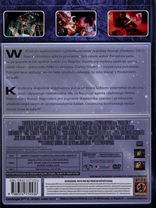 Predator 2 [DVD] (Dvd), Kevin Peter Hall | Dvd's | bol