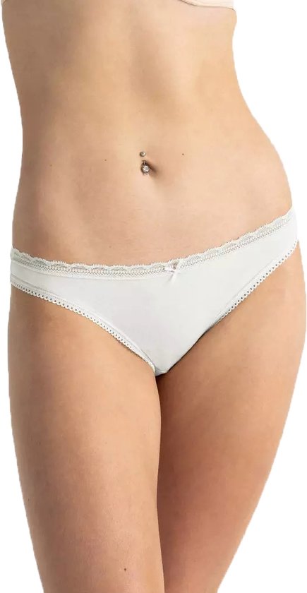 Dorina 3-pack Dames slips Basic Naomi - Wit - XL | bol