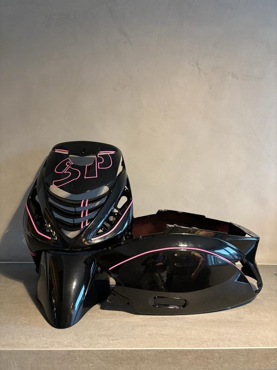 Piaggio ZIP SP - Piaggio Zip Accessoire - Scooter Stickers - Pakket SP OUTLINE - Roze... | bol
