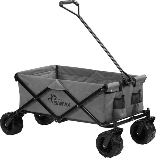 Bolderkar - Bolderwagen - Offroad Transportkar - Tuinkar - Handwagen Opvouwbaar met... | bol