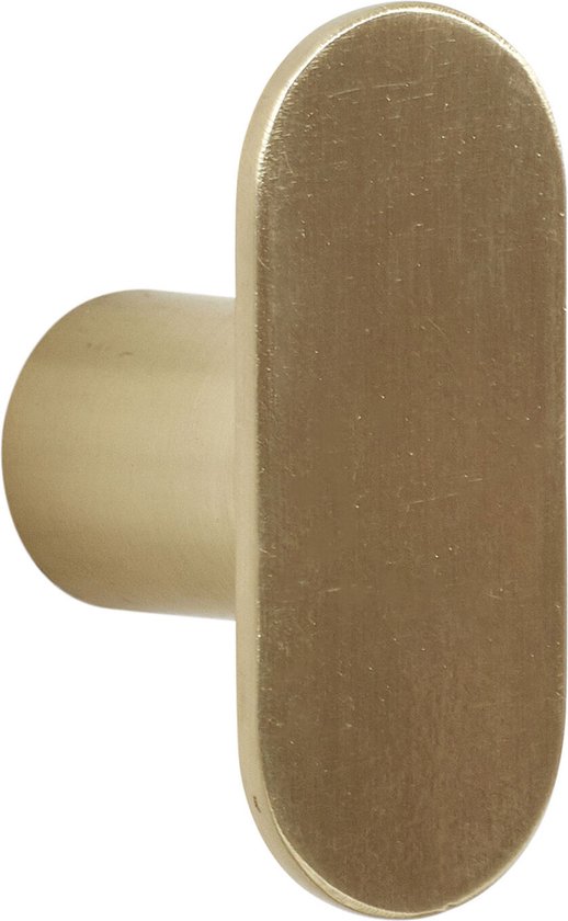 Hübsch kapstokhaak Piccolo, Kleur-Messing | bol