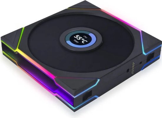 Lian Li UNI FAN TL LCD 140 RGB Black - Ventilatorhuis - 140mm - 68.1 ...