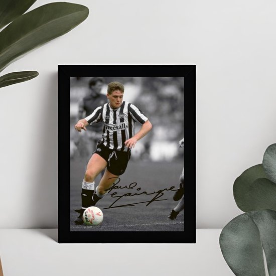 Paul Gazza Gascoigne Ingelijste Handtekening – 15 x 10cm In Klassiek ...
