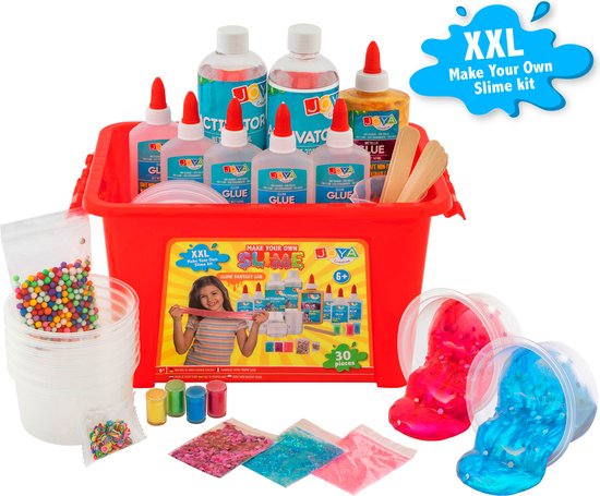 JOYA CREATIVE Slijm Maken - XXL Slijm Voor Kinderen - Metallic Slijm ...