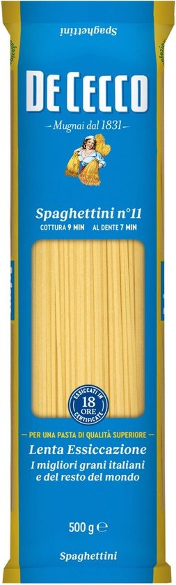 Dececco Spaghettini no.11 500 gram | bol