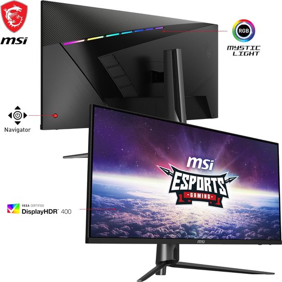 MSI MAG401QR - Ultrawide QHD Gaming Monitor - 144-155hz - Mystic Light - USB-C 65w -... | bol