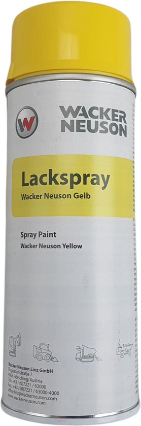 Wacker Neuson Spuitlak Geel 400ml | bol