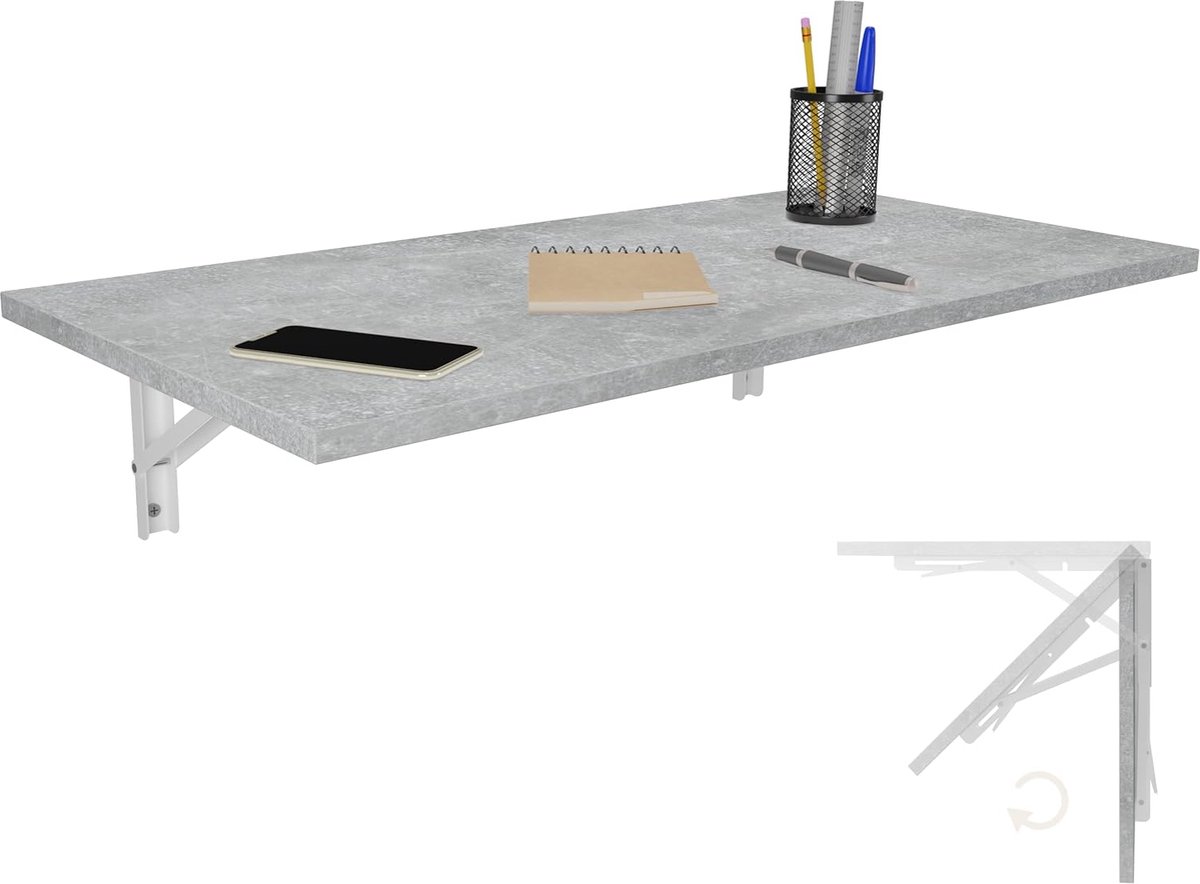 Productgestaltung Wandklaptafel bureau tafelblad 80 x 40 cm in ...