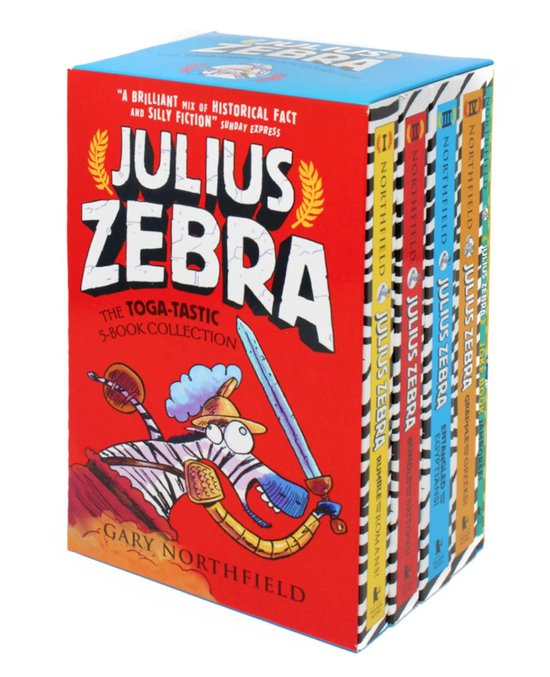 Julius Zebra 5 Kids Books Children Collection by Gary Northfield in ...