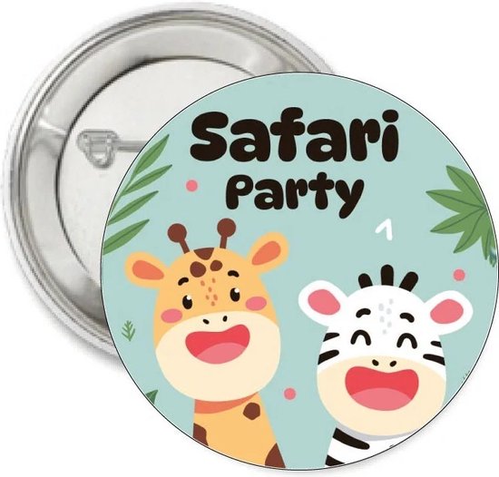 Button Safari Party - verjaardag - button - jungle - safari - party ... Button Safari Party - verjaardag - button - jungle - safari - party ...