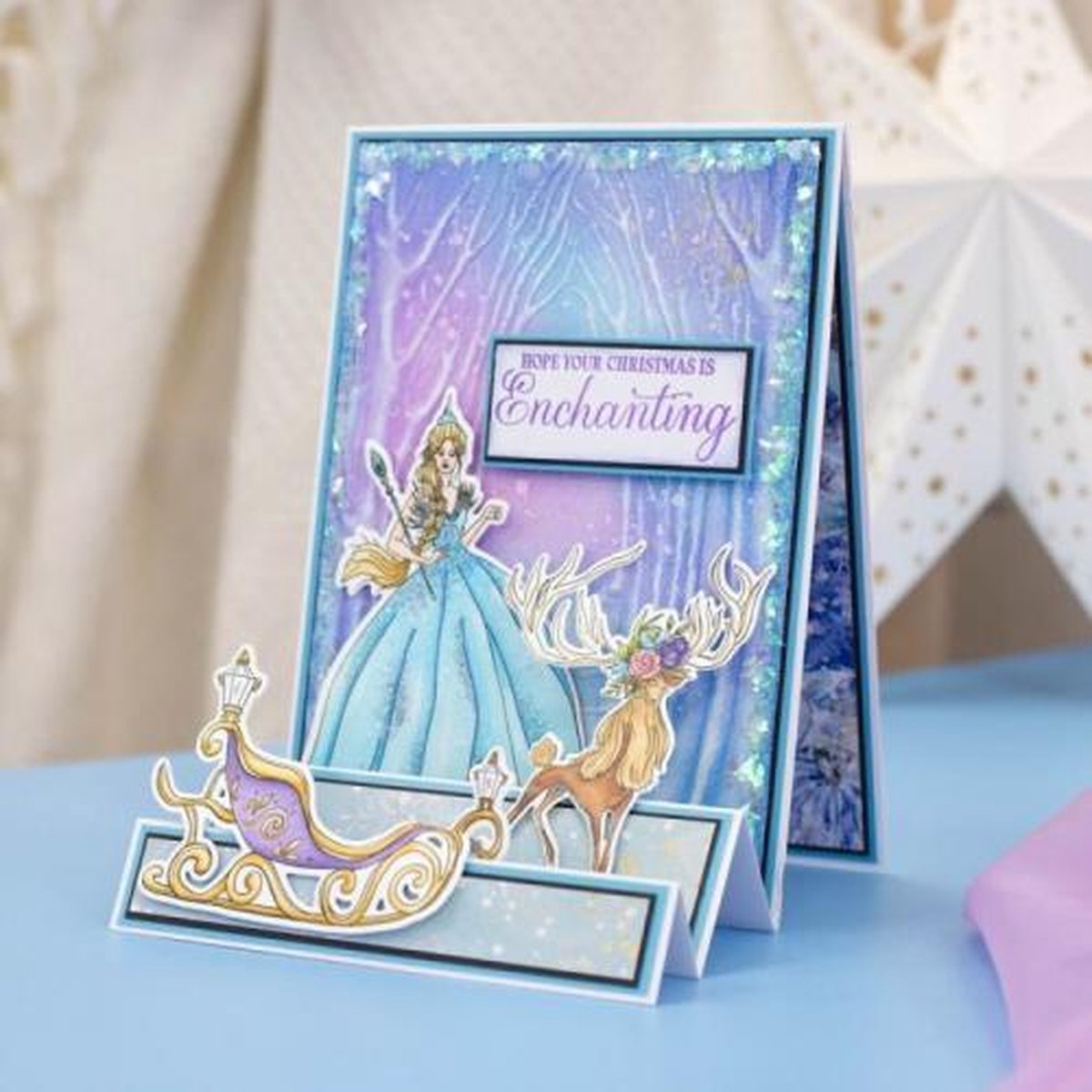 Sara Signature - The Snow Queen - 3D Embossingfolder 5'x7'- Enchanted ...