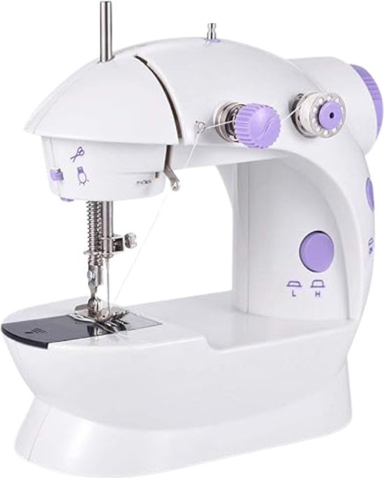 VBZ Naaimachine Kinderen - Kindernaaimachine Met 2 Snelheden - Mini ...