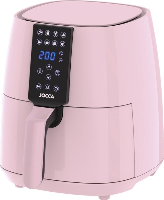 Jocca Sweet 2326P Airfryer - Heteluchtfriteuse - - 3.8 Liter - 1450 Watt - Roze | bol