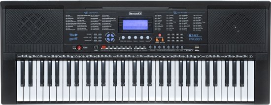 keymaXX PK-261 61-Note Portable Keyboard (Black) - Keyboard | bol