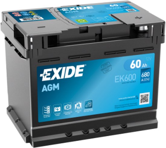 Exide EL550 Start Stop 55ah | bol