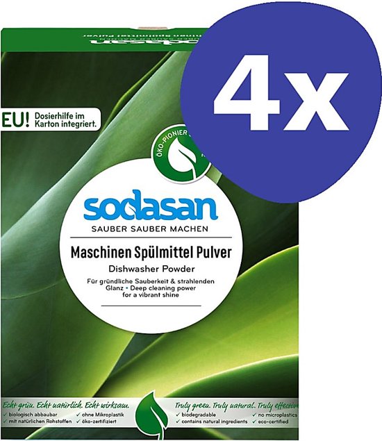 Sodasan Vaatwaspoeder (4x 1500g) | bol