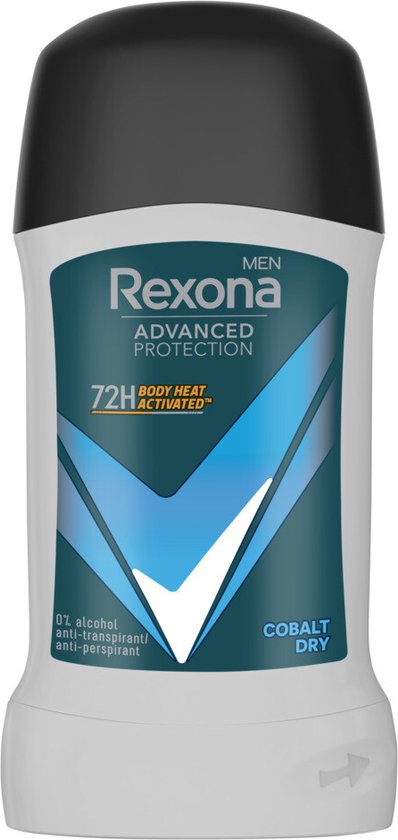 Rexona Men Deodorant Stick Advanced Protection Cobalt Dry - 50 ml | bol