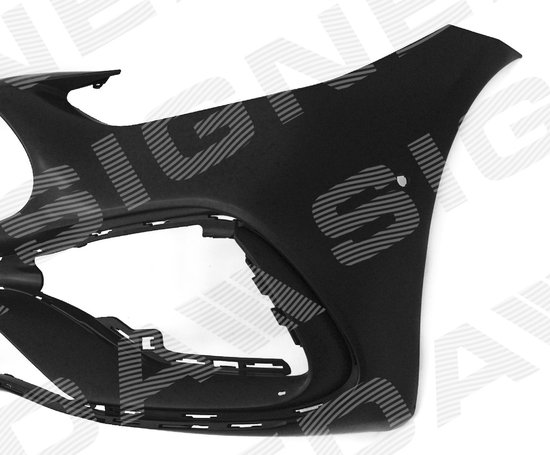 VOORBUMPER VOOR MERCEDES BENZ C-KL W206 2021- A2068859201 Zwart | bol