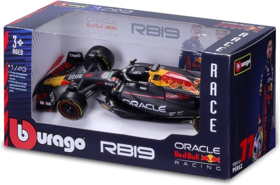 Bburago - Red Bull RB19 Miami - Max Verstappen - Winnaar van de Miami ...
