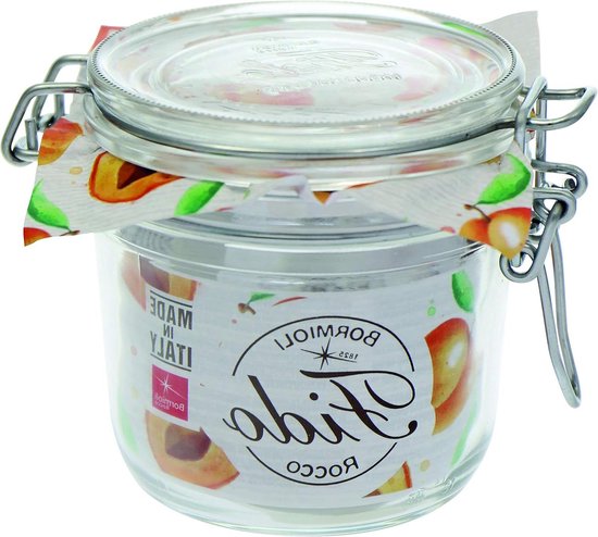 Draadbeugelglazen Fido 350 ml (6 stuks - incl. elastiek - inmaakpotten ...