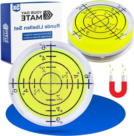 Waterpas set van 5 stuks met magneet - precisie waterpas - mini ...