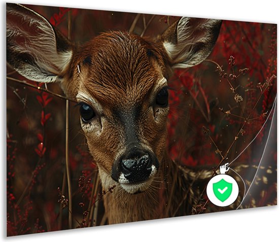 Hert posters - Dieren posters - Poster Planten - Muurdecoratie klassiek ...