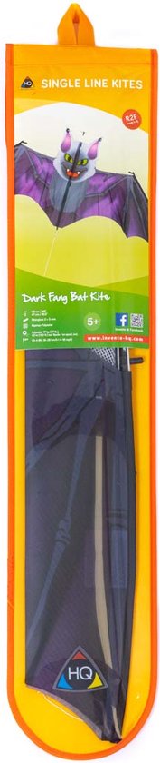 HQ Invento - Dark Fang Bat Kite - Kindervlieger | bol
