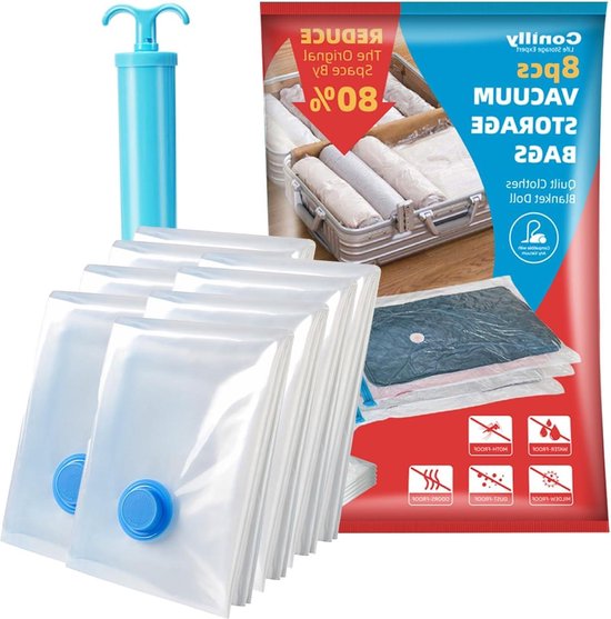 Vacuüm Opbergzakken 8 Pack Medium 28"x20" Ruimtebesparend Opbergzakken ...