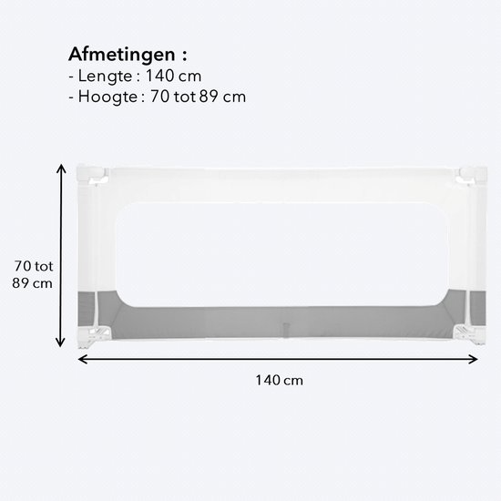 Bedhekje 140 cm lang - Bedrand - Bedomrander voor bedden - design ...