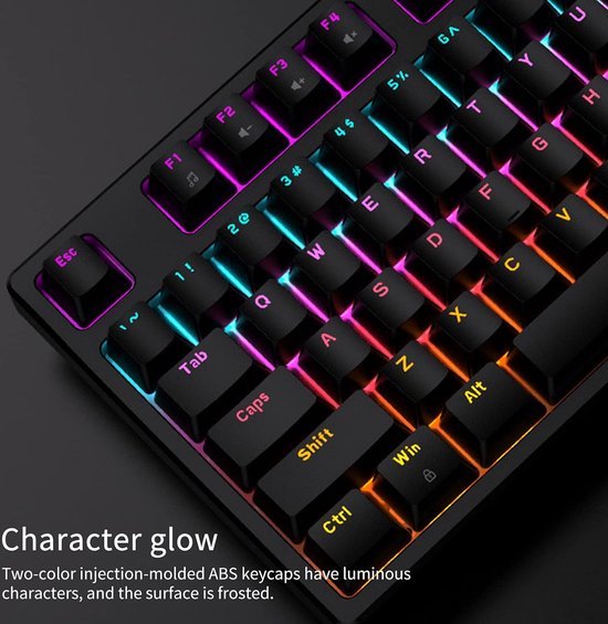 Sounix Gaming Toetsenbord - Mechanisch Qwerty Gaming Toetsenbord - 111 ...