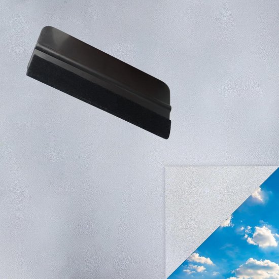 Window Film Privacy Screen Opaque Frosted Glass Film UV Protection Self ...