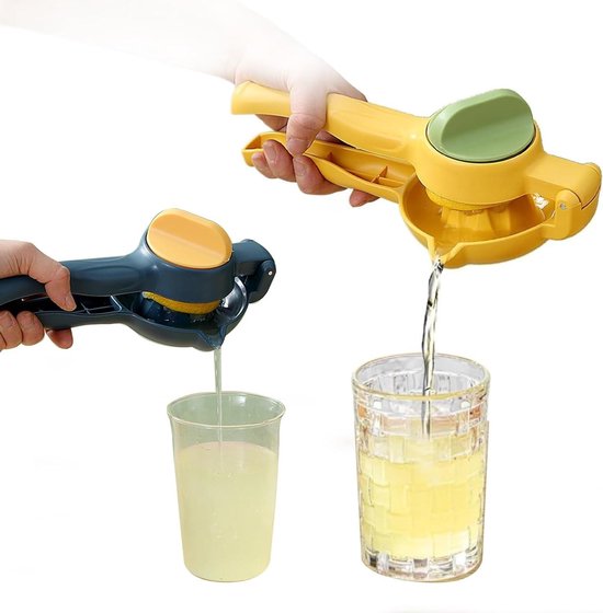 Handpers citruspers - 2 stuks, vaatwasmachinebestendig - tweekleurige ...
