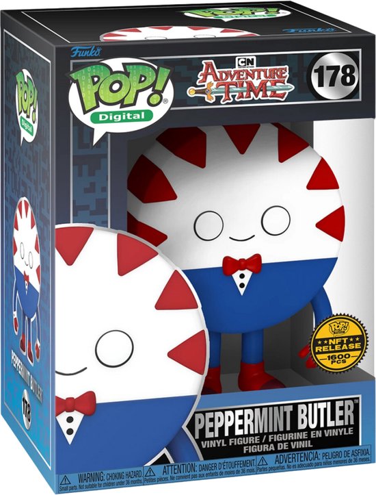 Funko Pop! Digital: Adventure Time - Peppermint Butler #176 (NFT ...