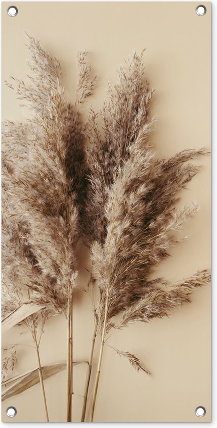 Tuinposter 40x80 cm - Tuindecoratie Graan - Pastel - Natuur - Poster voor in de tuin -... | bol