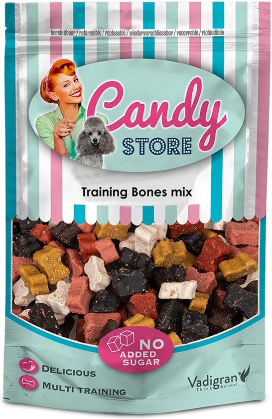 Candy Store - Candy Training Bones Mix 180g | bol