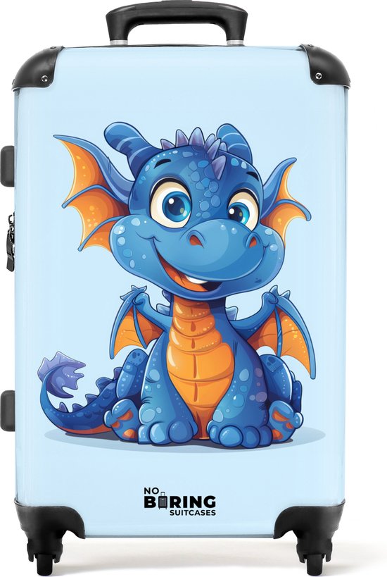 NoBoringSuitcases.com - Grote koffer - Portret van een jong, blauw ...