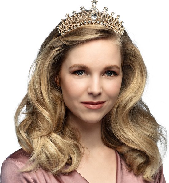 Boland - Metalen tiara Royal Sophia - - Volwassenen - Vrouwen ...