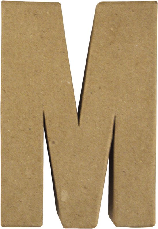 Papier mache letter M | bol