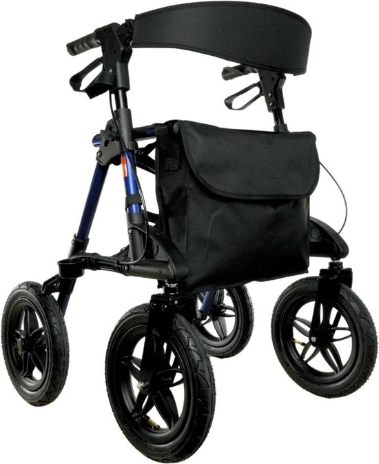 Rollator Rebel - Outdoor rollator met grote luchtbanden - Rollator ...