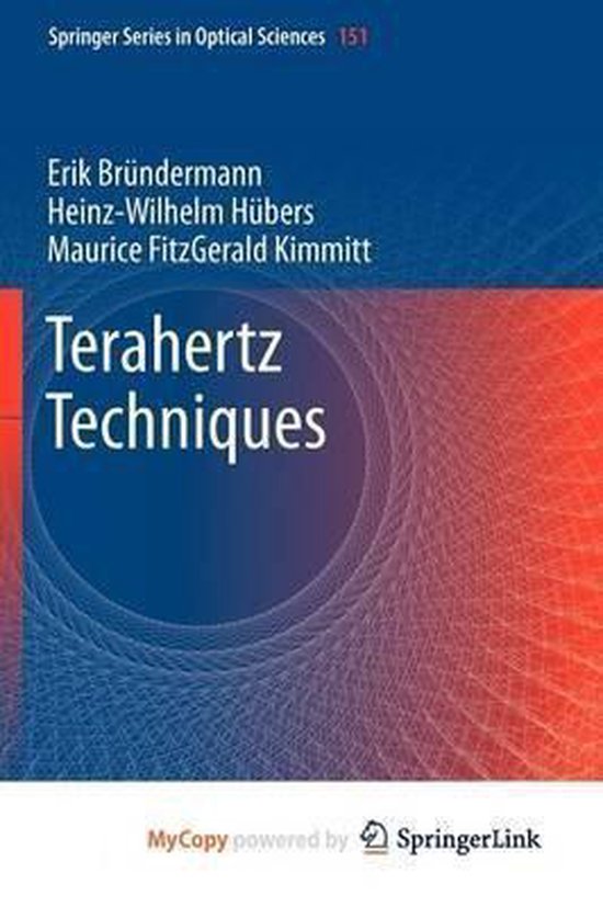 Terahertz Techniques | 9783642025938 | Boeken | bol.com